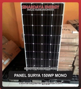 JUAL Modul Solar Panel Surya 150wp Mono