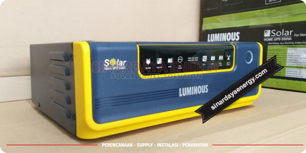 JUAL Solar Inverter Hybrid LUMINOUS 850VA 12V