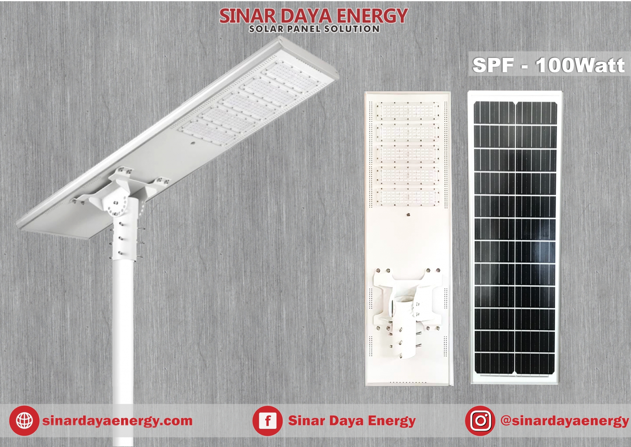 JUAL PJU Solarcell All In One 100Watt SPF